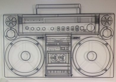 Boombox Drawing High-Quality - Drawing Skill