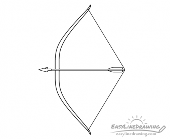 Bow and Arrow Drawing Beautiful Art - Drawing Skill