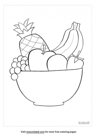 Bowl Fruit Art Drawing - Drawing Skill