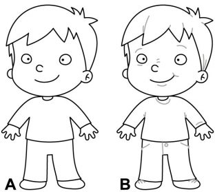 Boy Cartoon Drawing Realistic - Drawing Skill