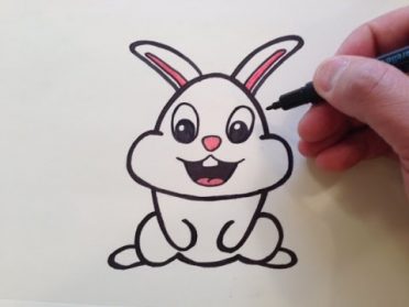 Bunny Cartoon Drawing High-Quality - Drawing Skill