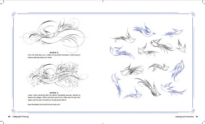 Calligraphic Drawing Photo - Drawing Skill