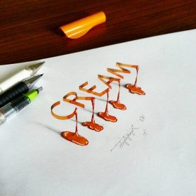 Calligraphy Drawing Pic - Drawing Skill