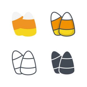 Candy Corn Drawing Sketch - Drawing Skill