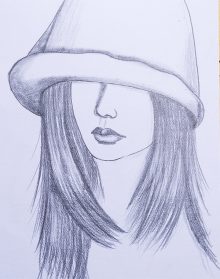 Cap Drawing Photo - Drawing Skill