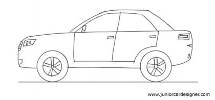 Car Kids Drawing - Drawing Skill