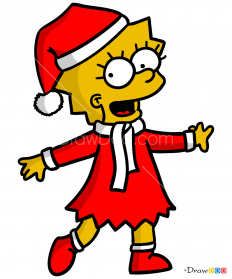 Cartoon Christmas Drawing Picture - Drawing Skill
