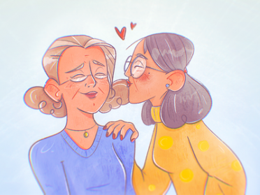 Cartoon Couple Drawing Sketch - Drawing Skill