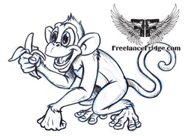 Cartoon Monkey Drawing Photos - Drawing Skill