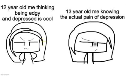 Depressed Meme Drawing Pic - Drawing Skill