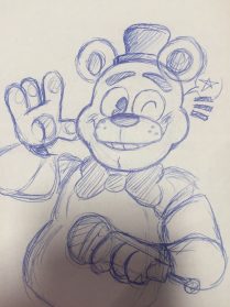 FNAF Fan Art Drawing Art - Drawing Skill