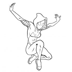 Gwen Stacy Drawing High-Quality - Drawing Skill
