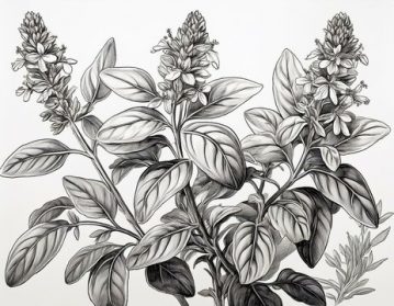 Herbs Drawing Amazing - Drawing Skill