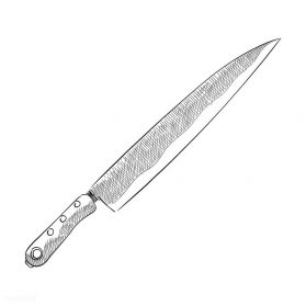 Knife Drawing - Drawing Skill