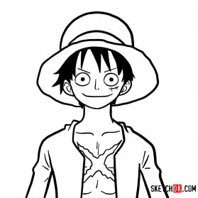 Luffy Drawing Pics - Drawing Skill