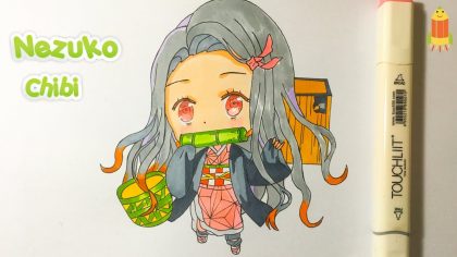 Nezuko Fanart Drawing Beautiful Art - Drawing Skill