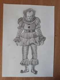 Pennywise Full Body Drawing - Drawing Skill