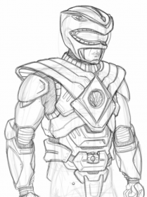 Power Rangers Drawing High-Quality - Drawing Skill