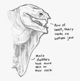 Sharp Teeth Art Drawing - Drawing Skill