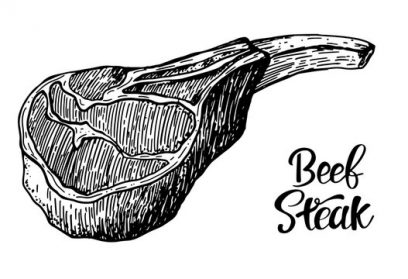 Steak Best Drawing - Drawing Skill