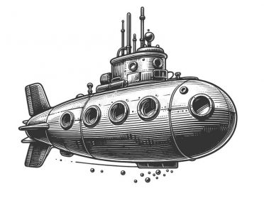 Submarine Drawing High-Quality - Drawing Skill
