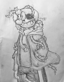 Undertail Drawing Image - Drawing Skill