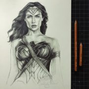 Gal Gadot Drawing Sketch - Drawing Skill
