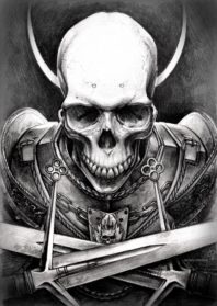 Medieval Skull Drawing - Drawing Skill