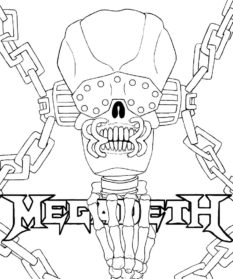 Megadeth Drawing Art - Drawing Skill