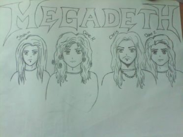 Megadeth Drawing Pic - Drawing Skill