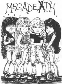 Megadeth Drawing Sketch - Drawing Skill