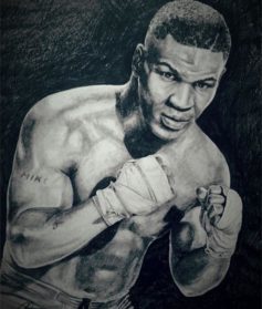 Mike Tyson Drawing Creative Art - Drawing Skill