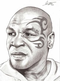 Mike Tyson Drawing Sketch - Drawing Skill