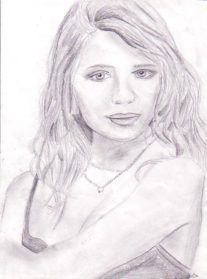Mischa Barton Art Drawing - Drawing Skill