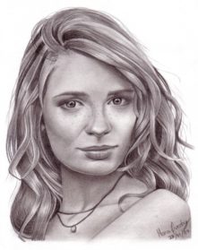 Mischa Barton Drawing Picture - Drawing Skill