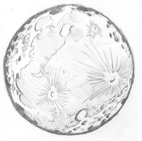 Moon Drawing - Drawing Skill
