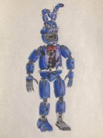 Nightmare Bonnie Drawing - Drawing Skill