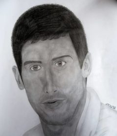 Novak Djokovic Drawing Photo - Drawing Skill