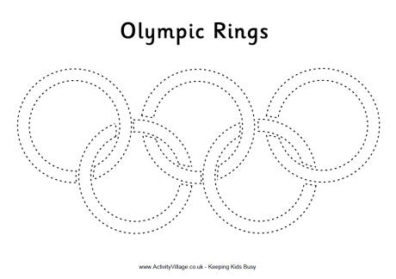 Olympic Rings Pic Drawing - Drawing Skill