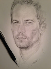 Paul Walker Drawing Realistic - Drawing Skill