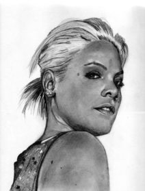 Pink Drawing Art - Drawing Skill