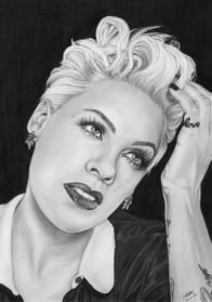 Pink Drawing Image - Drawing Skill