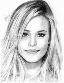 Rachel Mcadams Drawing Best - Drawing Skill