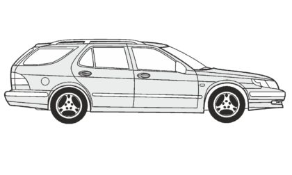 Saab Drawing Realistic - Drawing Skill