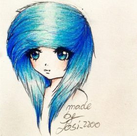 Scene Hair Drawing Sketch - Drawing Skill