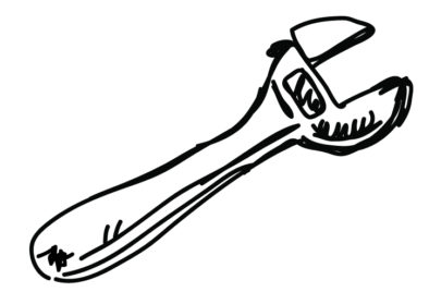 Spanner Drawing - Drawing Skill