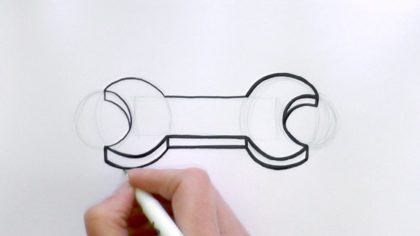 Spanner Drawing Picture - Drawing Skill