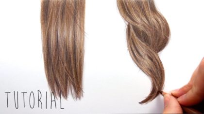 Straight Hair Drawing High-Quality - Drawing Skill