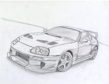 Toyota Drawing - Drawing Skill