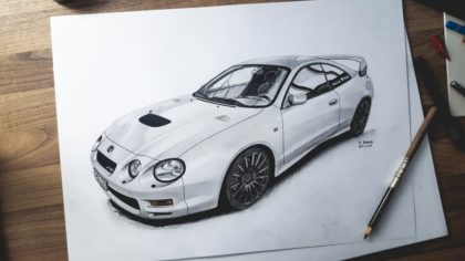 Toyota Drawing Amazing - Drawing Skill